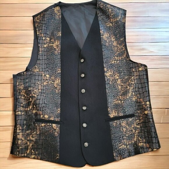 Jackets & Coats | Mens Faux Alligator Vest Unique | Poshmark